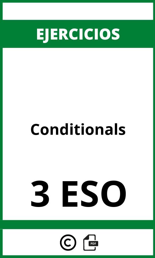 Ejercicios Conditionals 3 ESO PDF